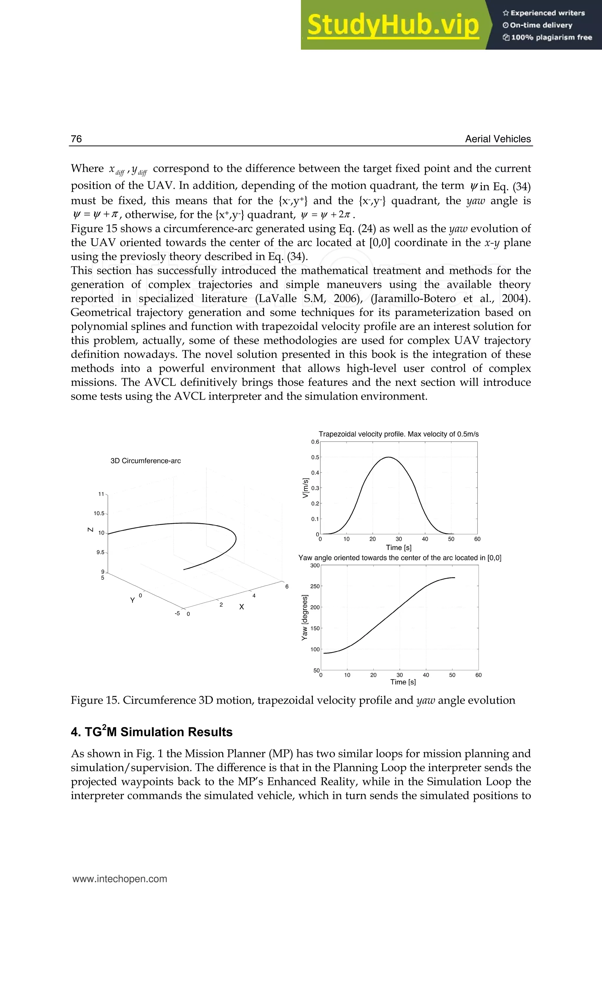 Advanced UAV Trajectory Generation Planning And Guidance | PDF