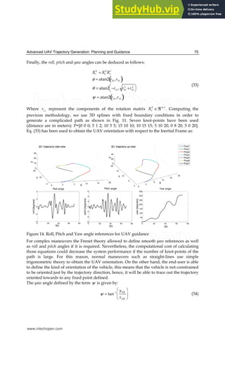 Advanced UAV Trajectory Generation Planning And Guidance | PDF