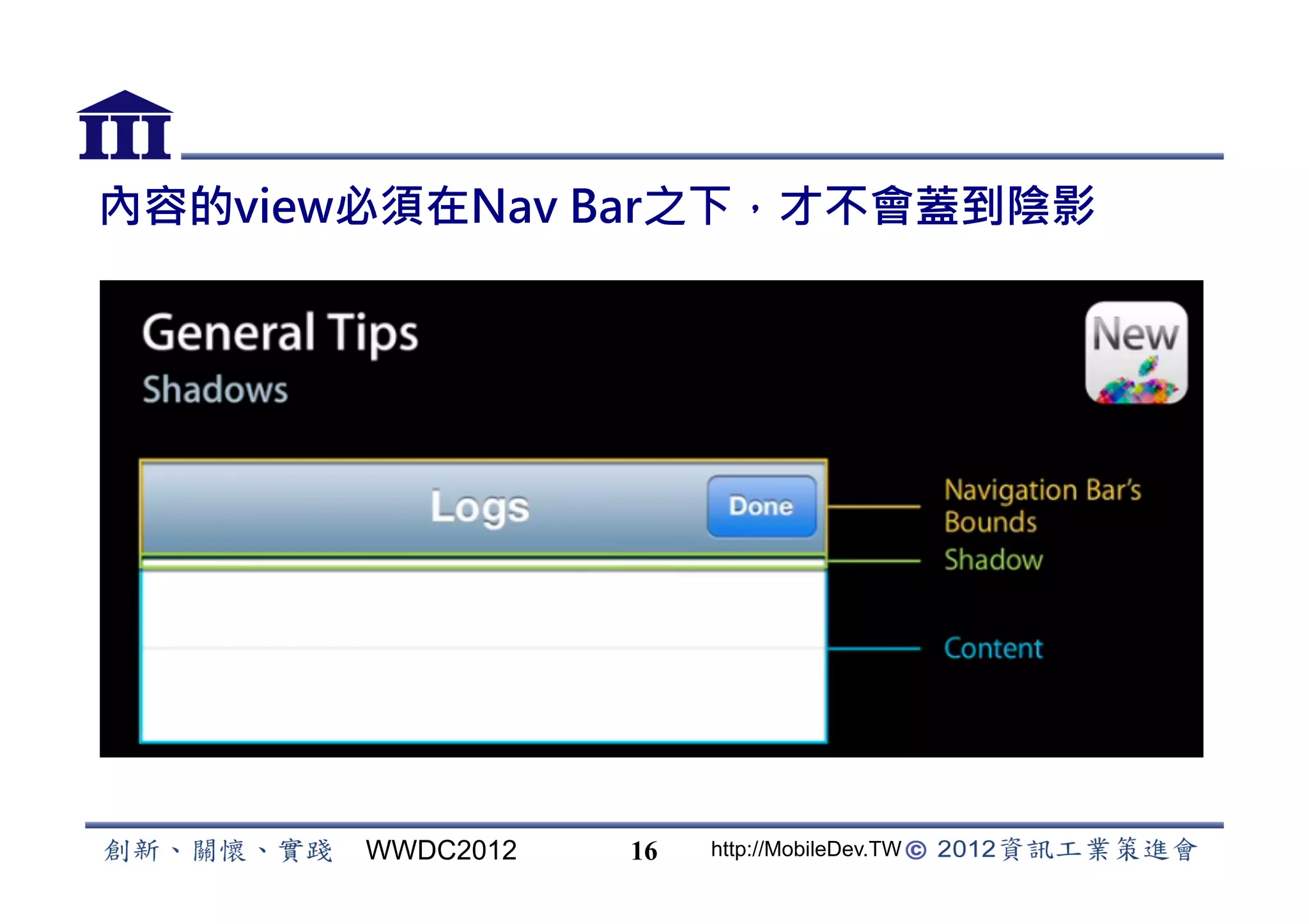 WWDC2012Note-Advanced Appearance Customization on iOS | PPT