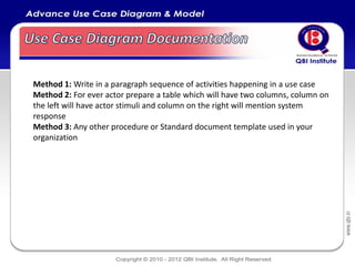 Advanced Use Case Diagram and Model | PPT