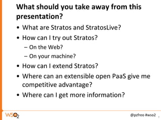 Advanced use cases and approaches with stratos paa s | PPT