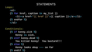 Advanced Use of jinja2 for Templates | PDF | Web Development | Internet