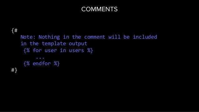 Advanced Use Of Jinja2 For Templates