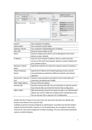 Tenvis IPROBOT 3 English User Manual | PDF