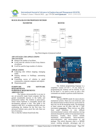 Advanced Vehicle Monitoring System And Automatic Vehicle Dim And Brightness Controlled Using ...
