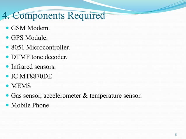 Advanced vehicle security system 2016 upload | PPTX