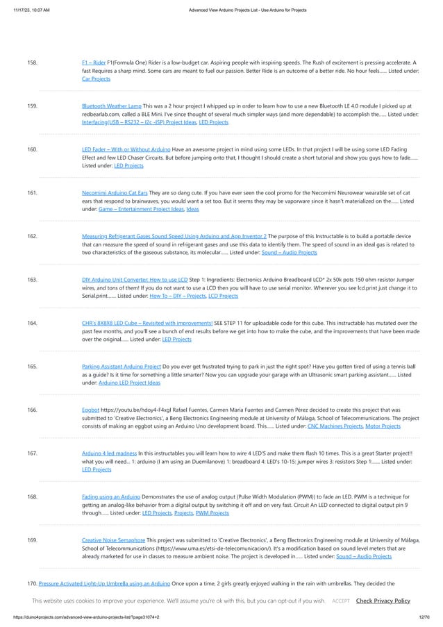Advanced View Arduino Projects List - Use Arduino for Projects-2.pdf