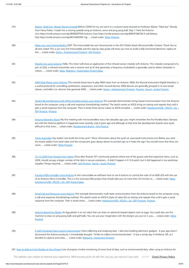 Advanced View Arduino Projects List - Use Arduino for Projects-2.pdf
