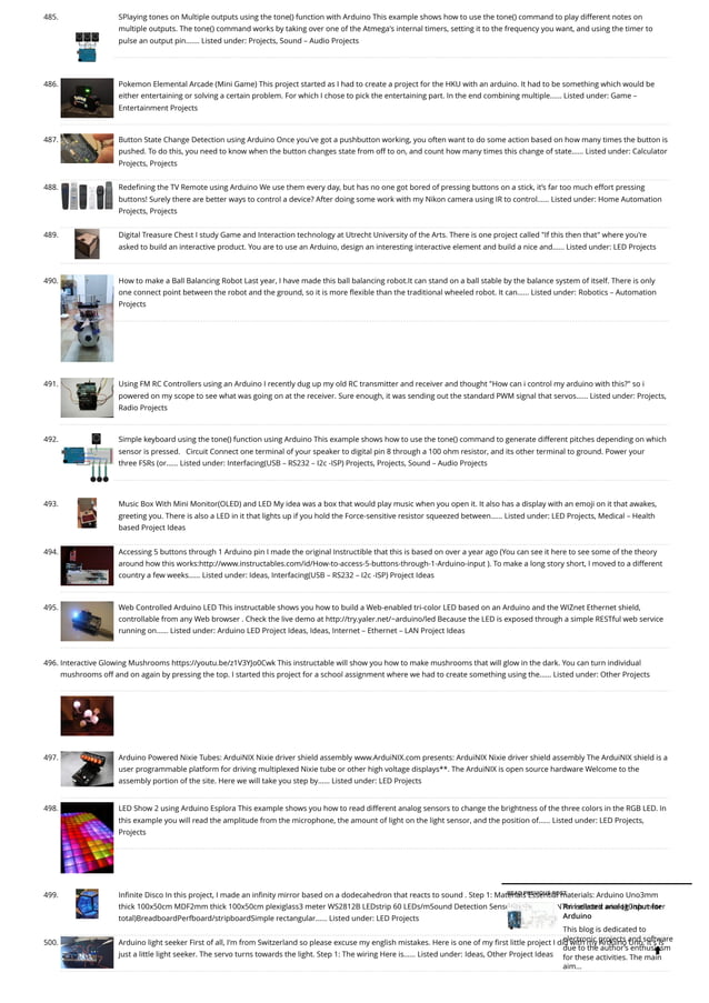 Advanced view arduino projects list use arduino for projects | PDF | Technology & Computing