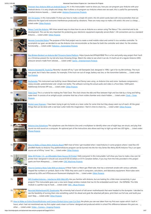 Advanced View Arduino Projects List - Use Arduino for Projects-3.pdf