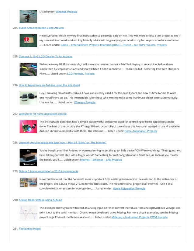 Advanced view arduino projects list use arduino for projects (2) | PDF ...