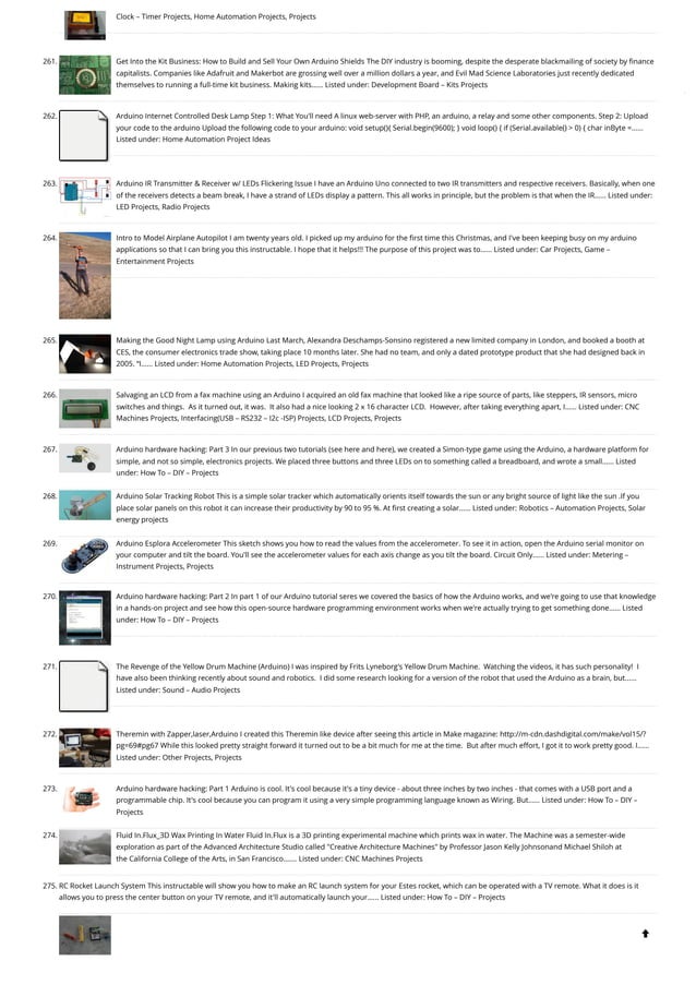 Advanced view arduino projects list use arduino for projects (4) | PDF