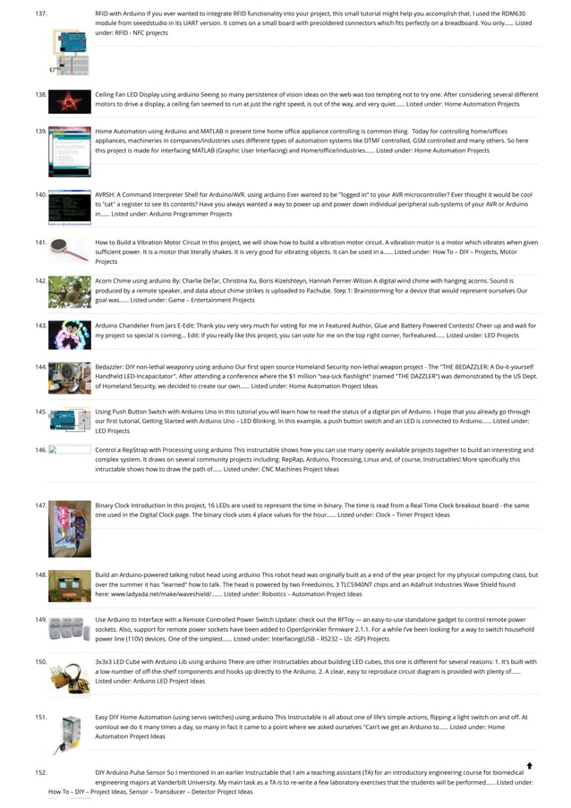 Advanced View Arduino Projects List Use Arduino For Projects 4 Pdf