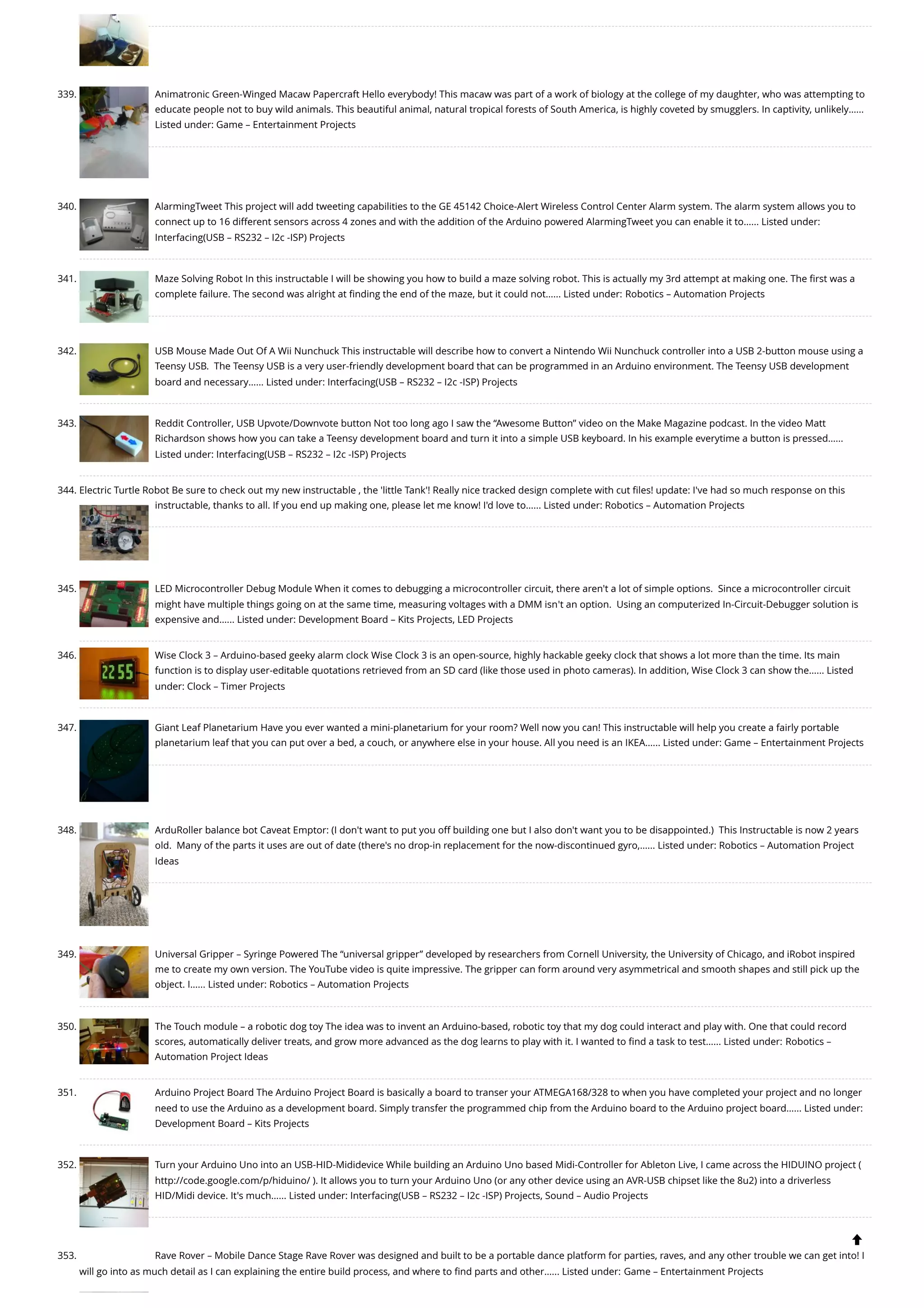 Advanced View Arduino Projects List Use Arduino For Projects {5} Pdf