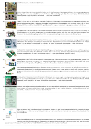 Advanced view of atmega microcontroller 1673 projects list nov 2019 at mega32 avr | PDF