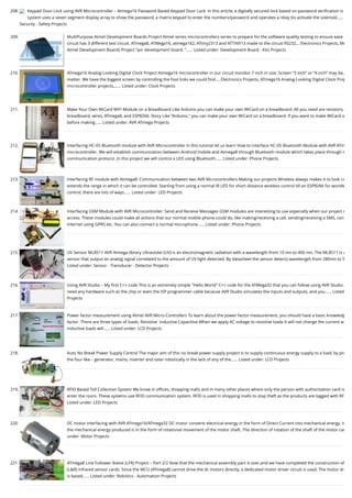 Advanced view of atmega microcontroller 1673 projects list nov 2019 at ...