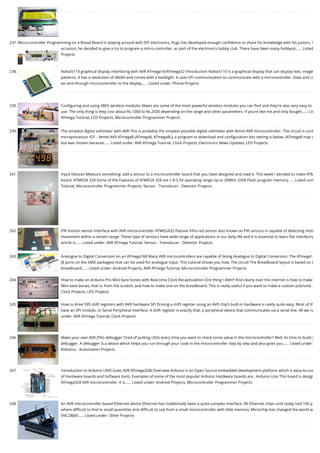 Advanced view of atmega microcontroller 1673 projects list nov 2019 at mega32 avr | PDF