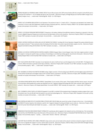 Advanced view of atmega microcontroller 1673 projects list nov 2019 at mega32 avr | PDF