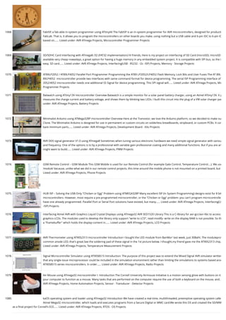 Advanced view of atmega microcontroller 1673 projects list nov 2019 at ...