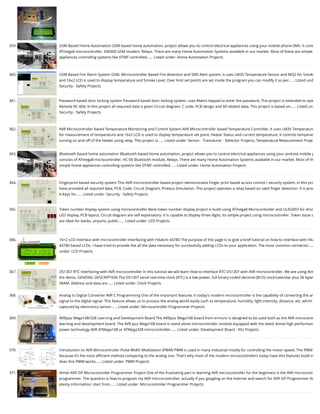 Advanced view of atmega microcontroller projects list at mega32 avr | PDF