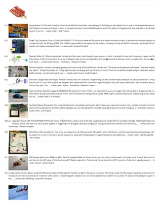 Advanced view of atmega microcontroller projects list at mega32 avr | PDF