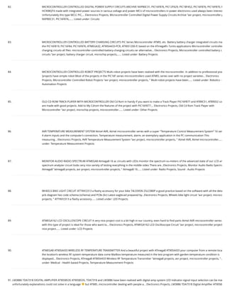 Advanced view of atmega microcontroller projects list at mega32 avr | PDF