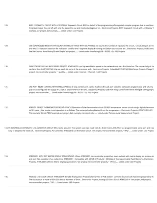Advanced view of atmega microcontroller projects list at mega32 avr | PDF