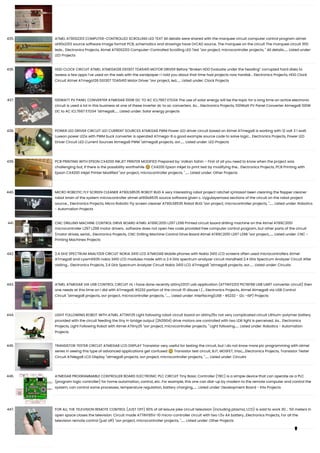 Advanced View of Atmega Microcontroller Projects List - ATMega32 AVR.pdf | Digital Audio ...