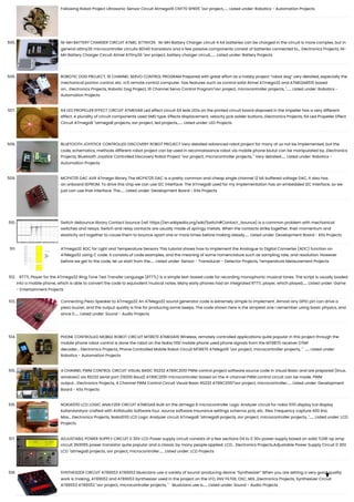 Advanced View of Atmega Microcontroller Projects List - ATMega32 AVR.pdf | Digital Audio ...