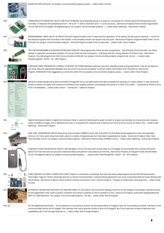 Advanced View of Atmega Microcontroller Projects List - ATMega32 AVR ...