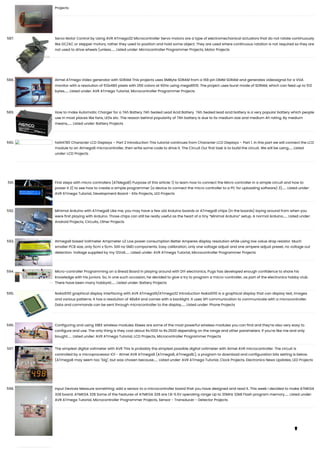 Advanced View of Atmega Microcontroller Projects List - ATMega32 AVR.pdf | Digital Audio ...