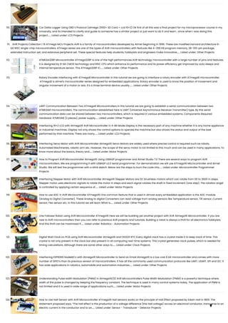 Advanced View of Atmega Microcontroller Projects List - ATMega32 AVR ...