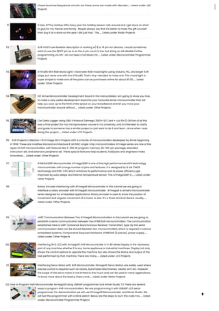 Advanced View of Atmega Microcontroller Projects List - ATMega32 AVR.pdf
