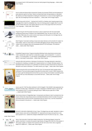 Advanced View of Atmega Microcontroller Projects List - ATMega32 AVR.pdf