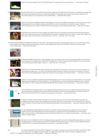 Advanced view pic microcontroller projects list pic microcontroller | PDF
