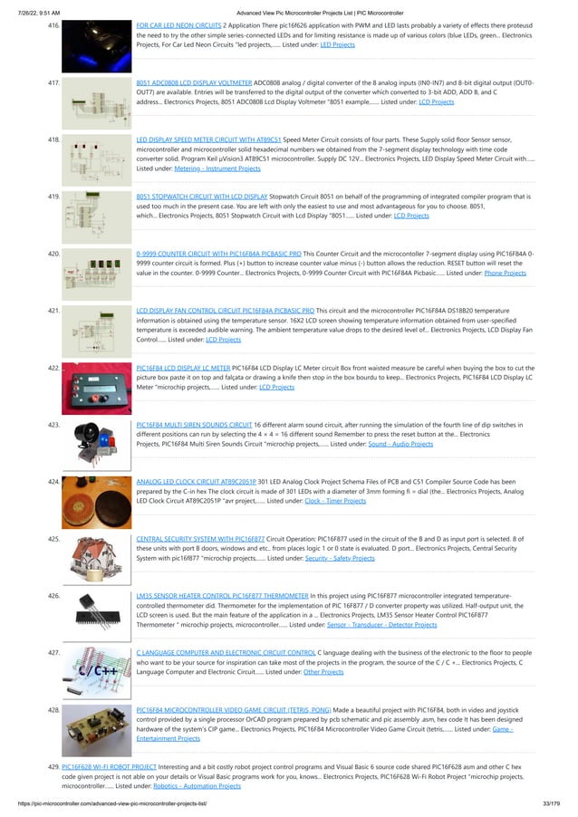 Advanced View Pic Microcontroller Projects List _ PIC Microcontroller.pdf
