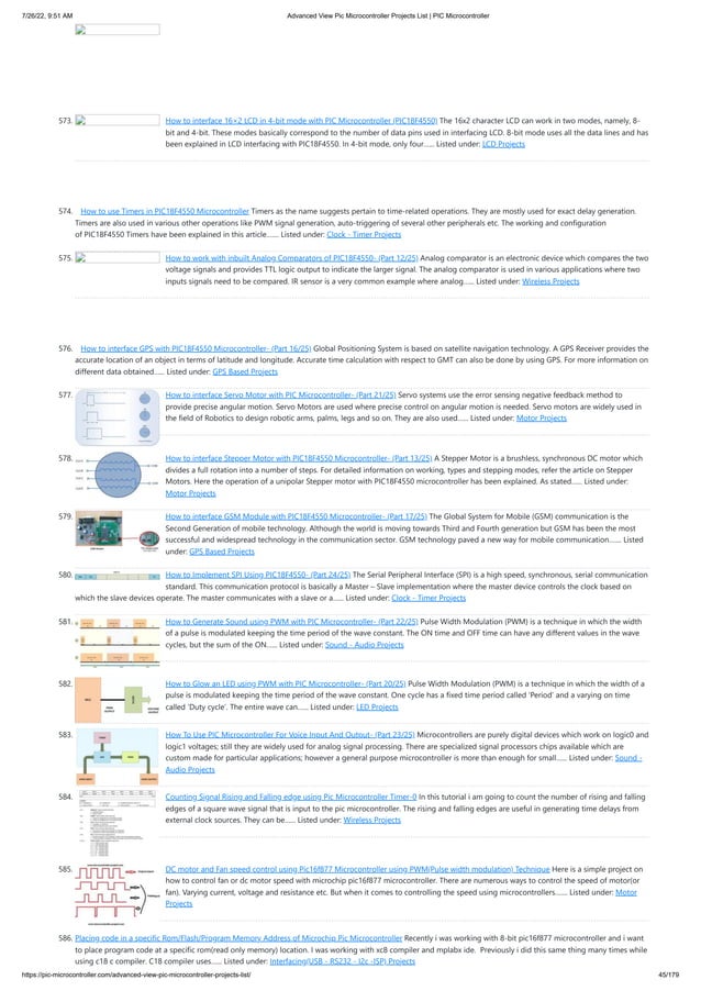 Advanced View Pic Microcontroller Projects List _ PIC Microcontroller.pdf