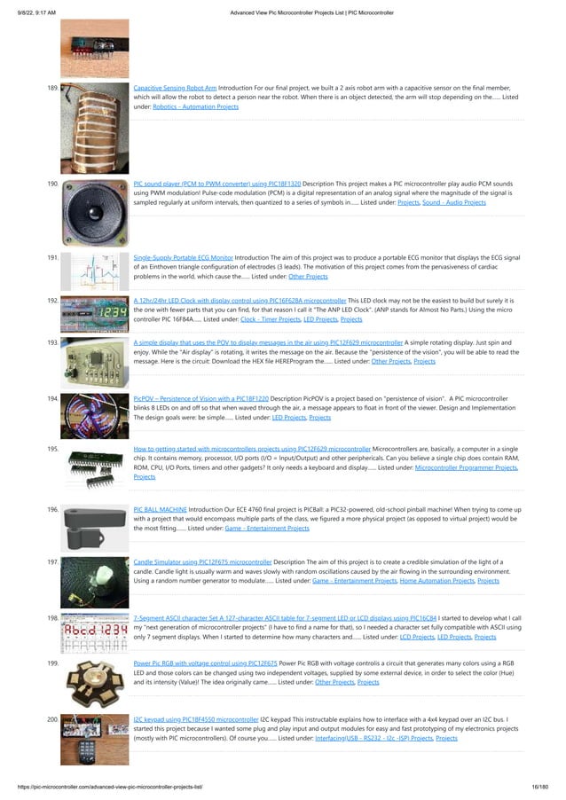 Advanced View Pic Microcontroller Projects List _ PIC Microcontroller.pdf