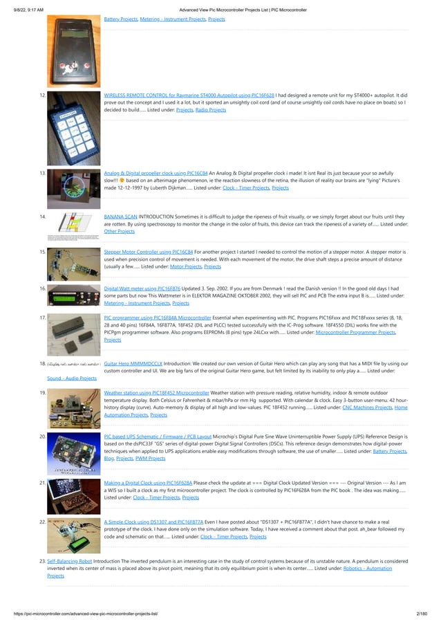 Advanced View Pic Microcontroller Projects List _ PIC Microcontroller.pdf