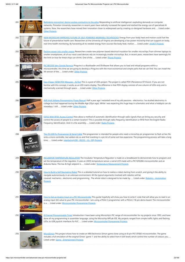 Advanced View Pic Microcontroller Projects List _ PIC Microcontroller.pdf