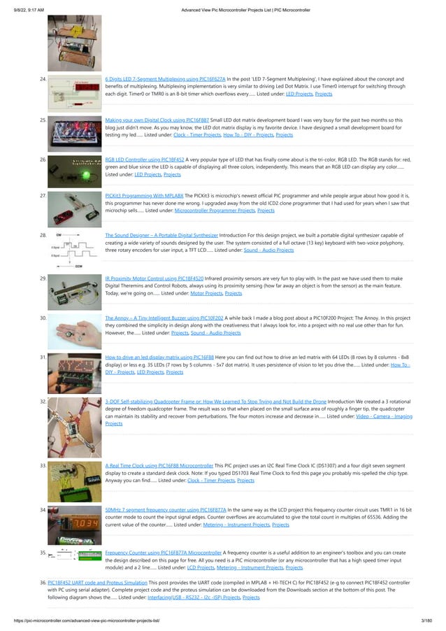 Advanced View Pic Microcontroller Projects List _ PIC Microcontroller.pdf