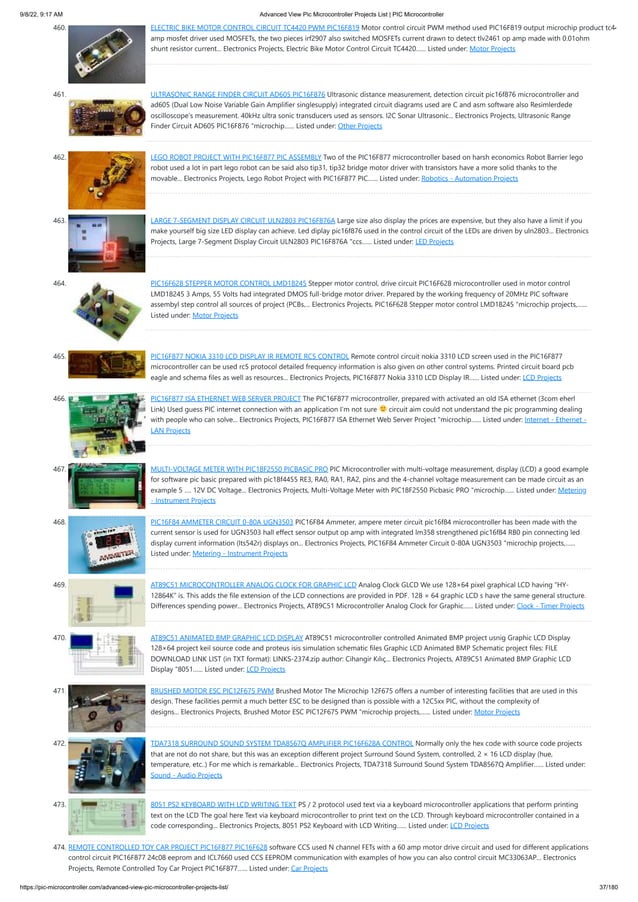 Advanced View Pic Microcontroller Projects List _ PIC Microcontroller.pdf