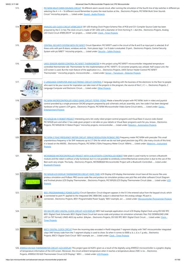 Advanced View Pic Microcontroller Projects List _ PIC Microcontroller.pdf