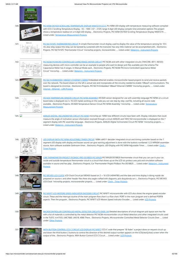 Advanced View Pic Microcontroller Projects List _ PIC Microcontroller.pdf