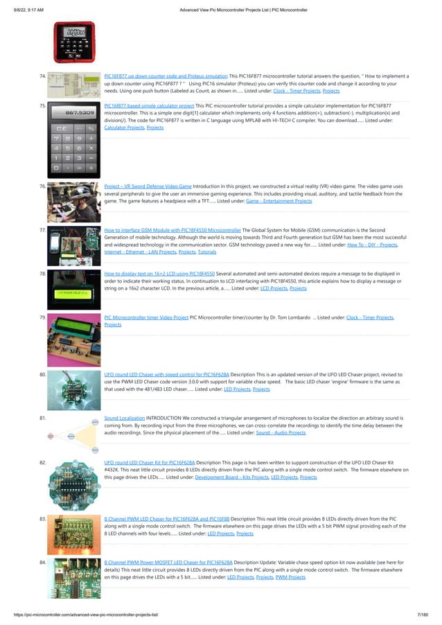 Advanced View Pic Microcontroller Projects List _ PIC Microcontroller.pdf