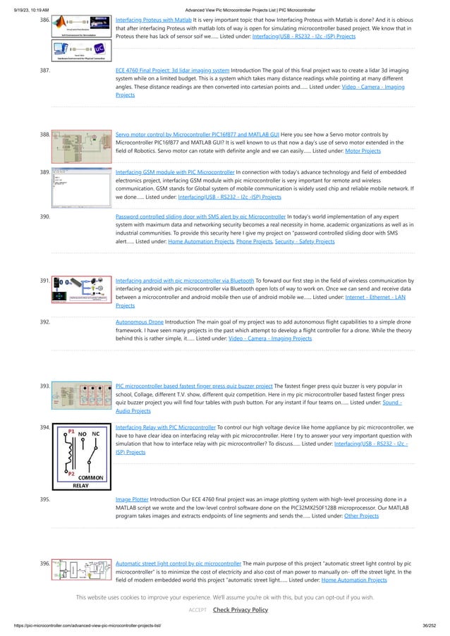 Advanced View Pic Microcontroller Projects List _ PIC Microcontroller.pdf