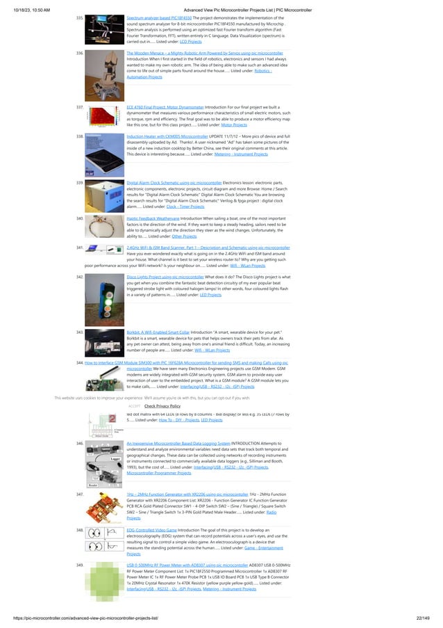 Advanced View Pic Microcontroller Projects List _ PIC Microcontroller.pdf