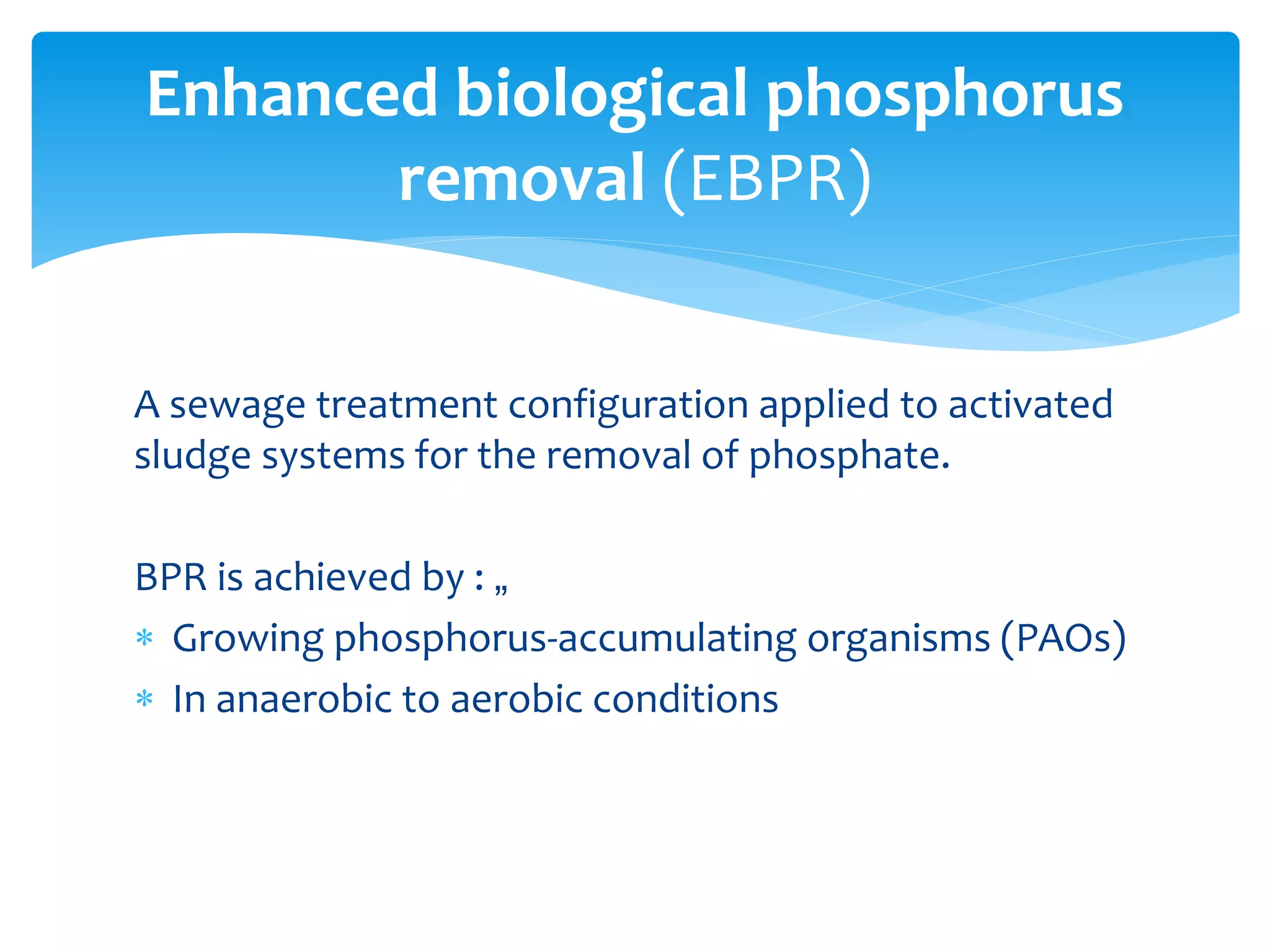 Advanced wastewater treatment | PPTX