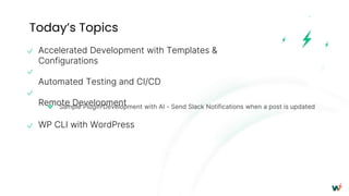 Advanced WordPress Tooling: By InstaWP.com