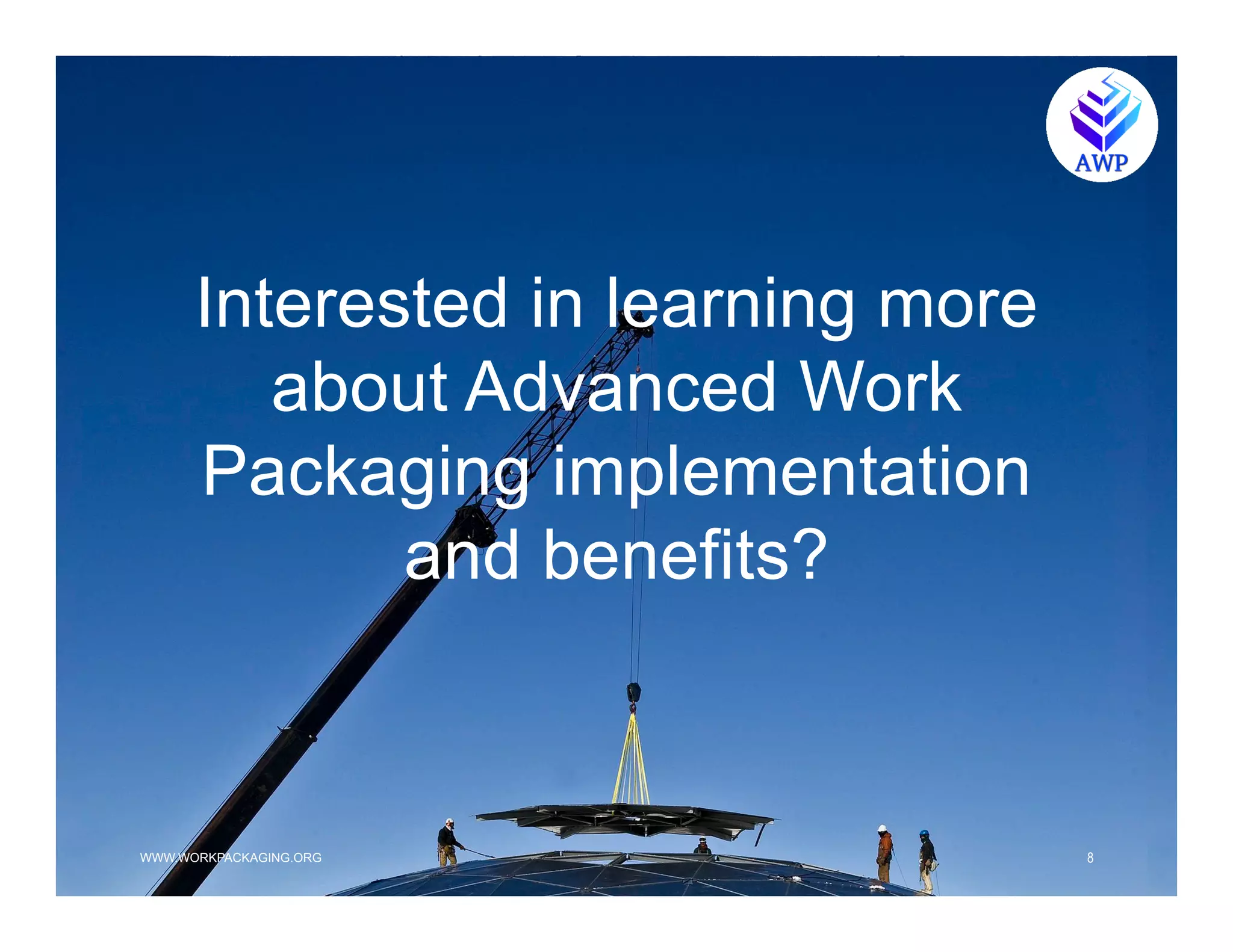 Advanced Work Packaging (AWP): Benefits | PDF